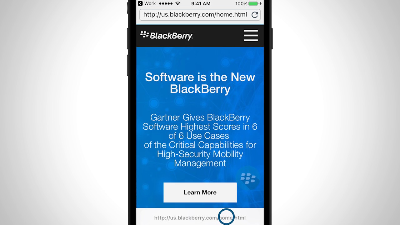 BlackBerry Access Secure Browser Tutorial (iOS)