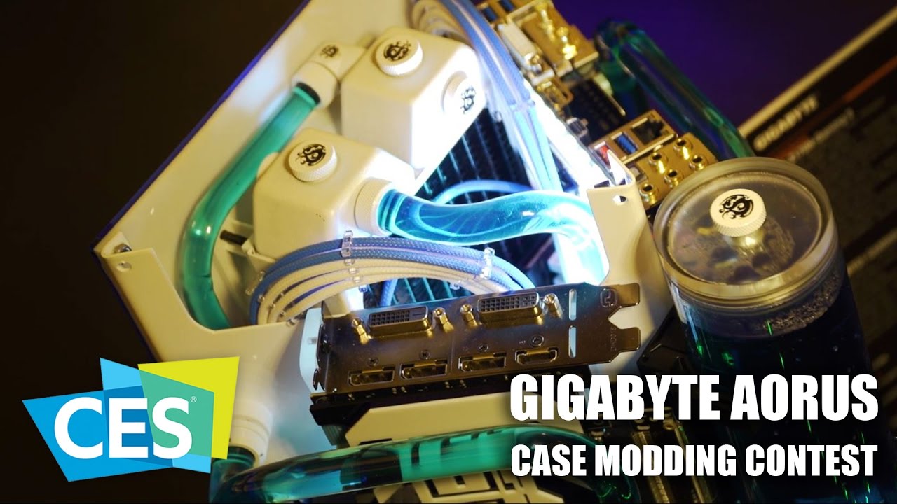 CES 2017: GIGABYTE & Aorus Case Modding Contest