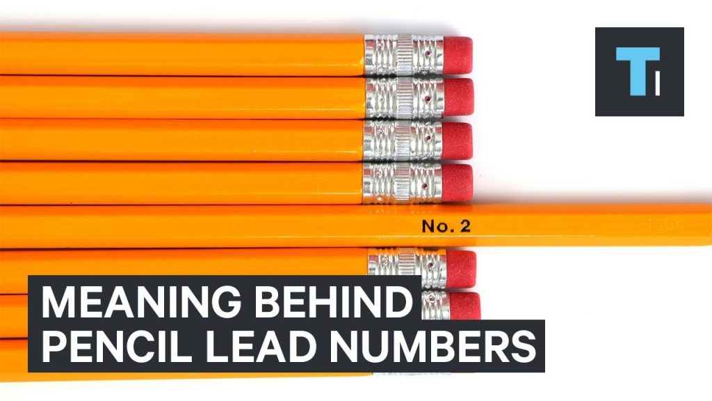 The meaning behind pencil lead numbers