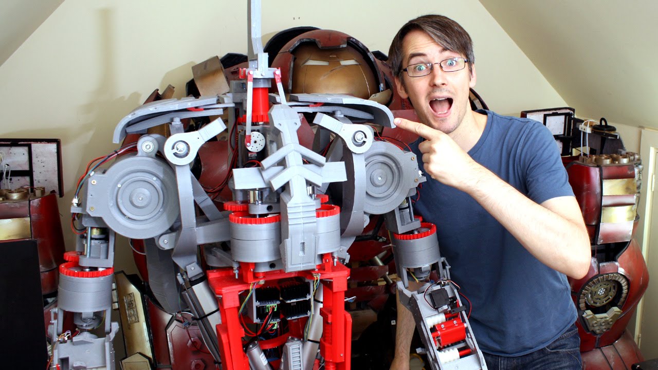 XRobots - Ultron Part 22, A REAL ROBOT - Head & Forearm Electronics & Logic