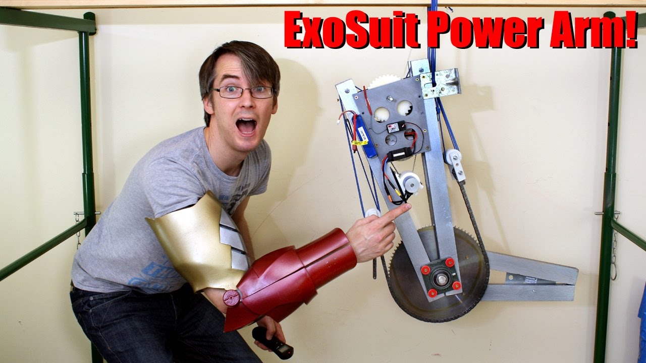 XRobots - WORKING Iron Man ExoSuit Arm PART 4 - Actual Working Elbow Joint