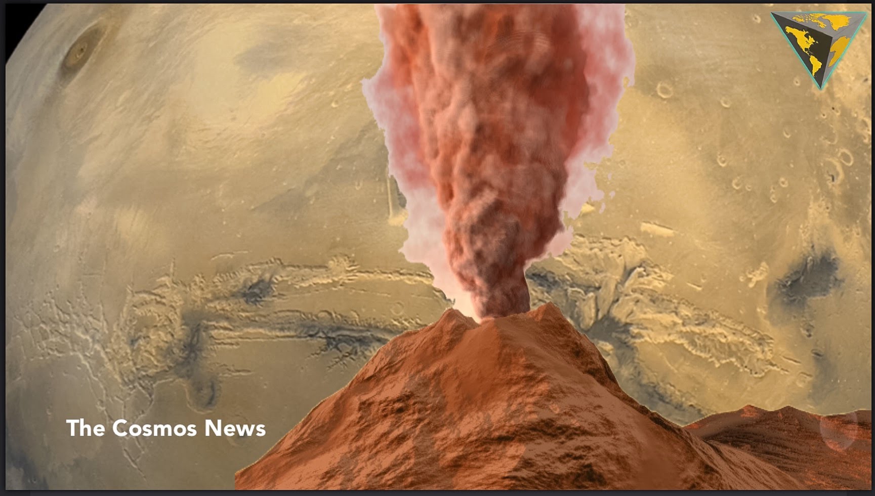 Gigantic Volcano Eruption Swiveled Mars' Entire Surface