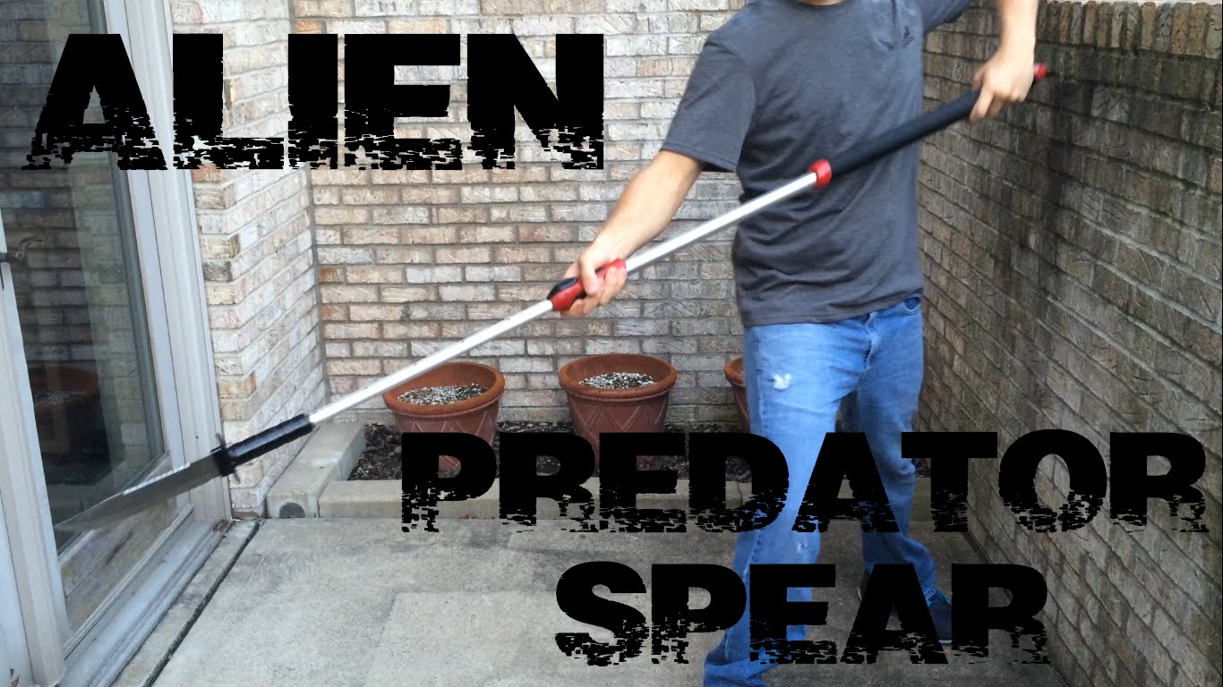 Homemade Extendable Predator Alien Spear DIY