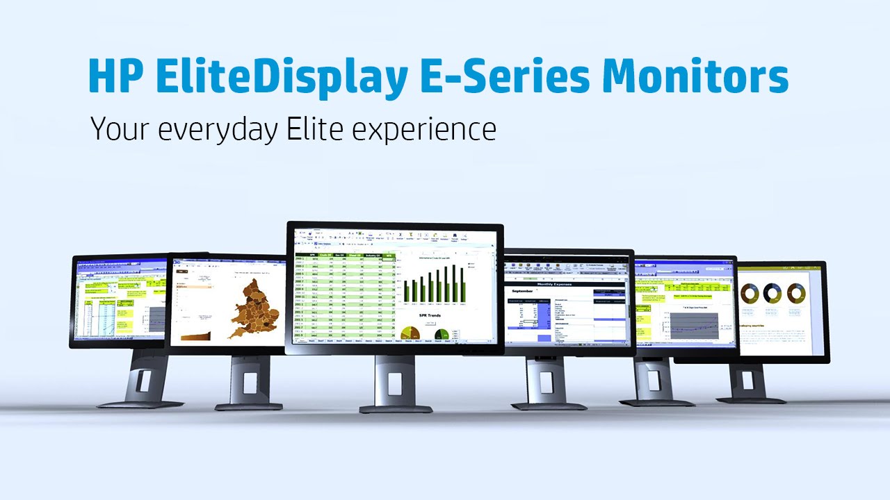 HP EliteDisplay E-Series Monitors: your everyday Elite experience