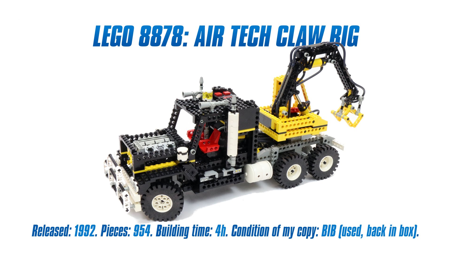 LEGO Classics: 'LEGO Technic 8868: Air Tech Claw Rig' Speed Build & Review