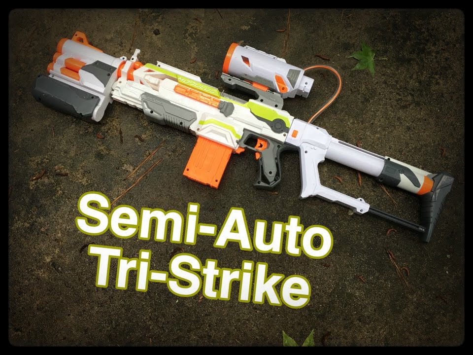 Nerf "Mod": The Semi-Auto Modulus Tri-Strike