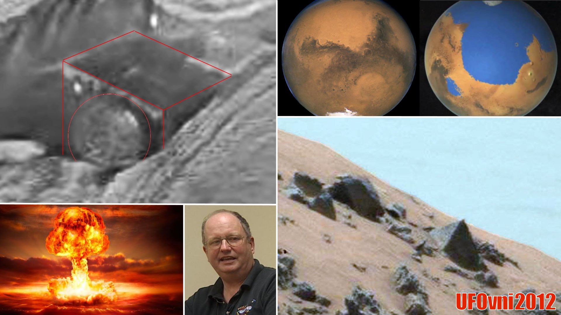 What it is and what is the origin has this giant cube buried on Mars