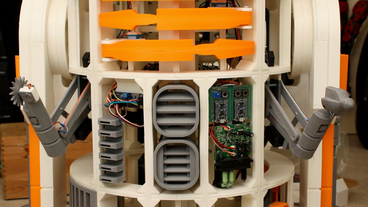 XRobots - 3D Printed Star Wars R6 Droid Part 17, Saw & Probe Arm ...