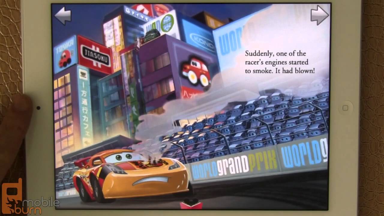 Disney's Cars 2 Storybook Deluxe for iPad app review