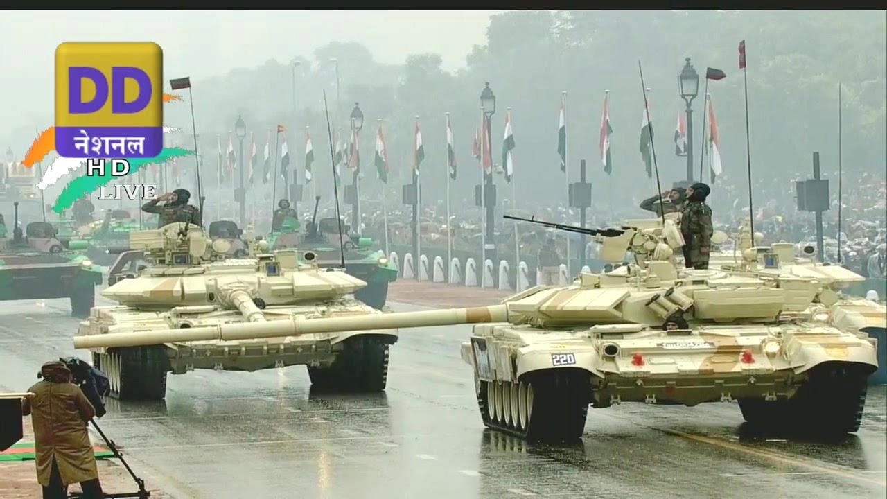 Doordarshan National - India Republic Day Parade 2015 : Full Army ...