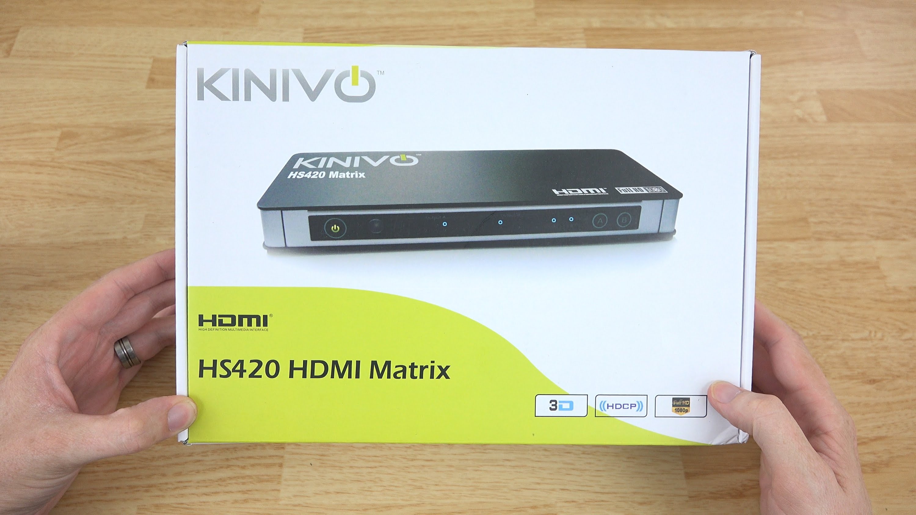 Kinivo HS420 HDMI Matrix with Remote Control Unboxing!