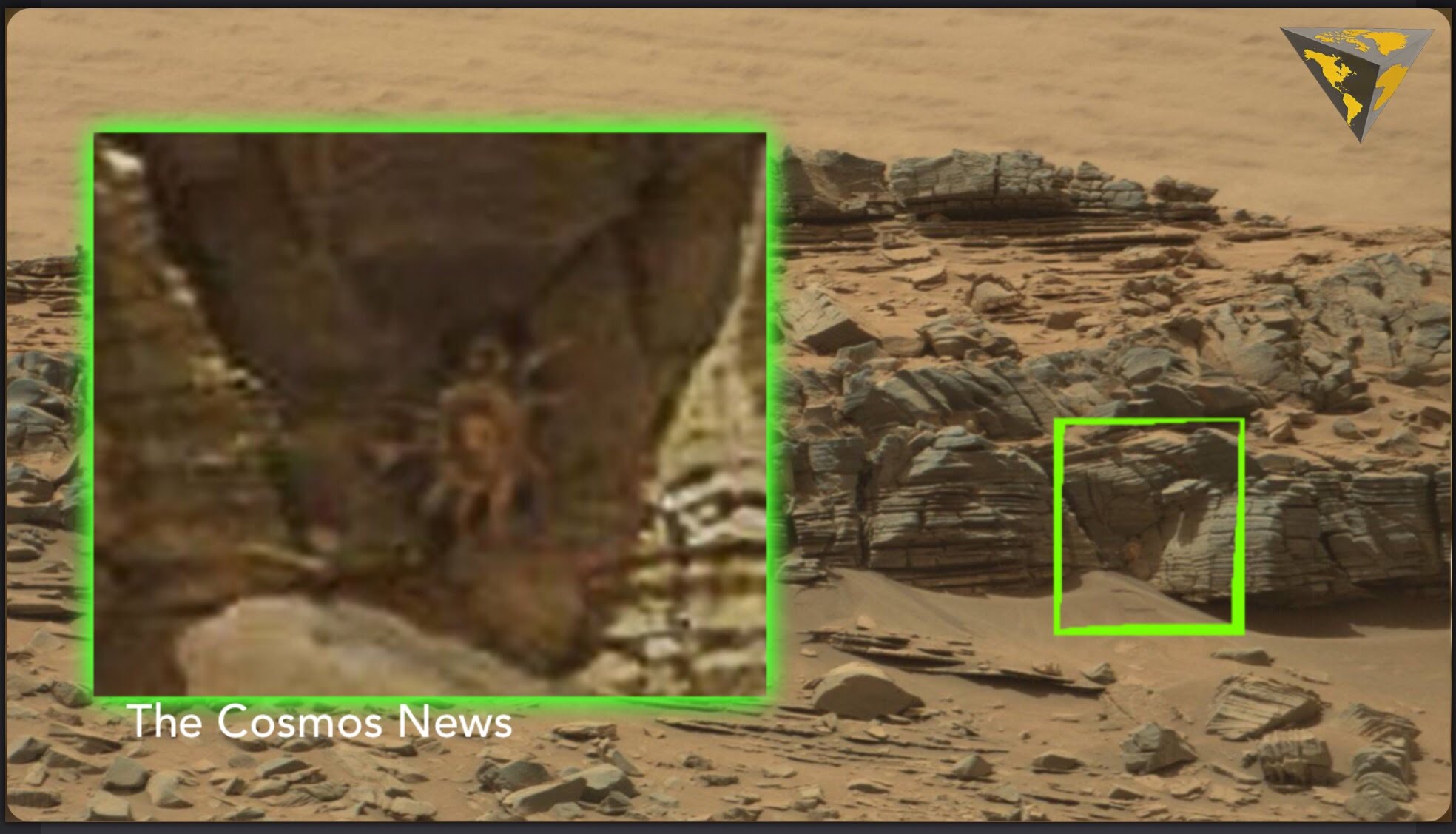 Monstrous Alien Crab or Spider Like Creature Spotted On Mars - Tech and ...
