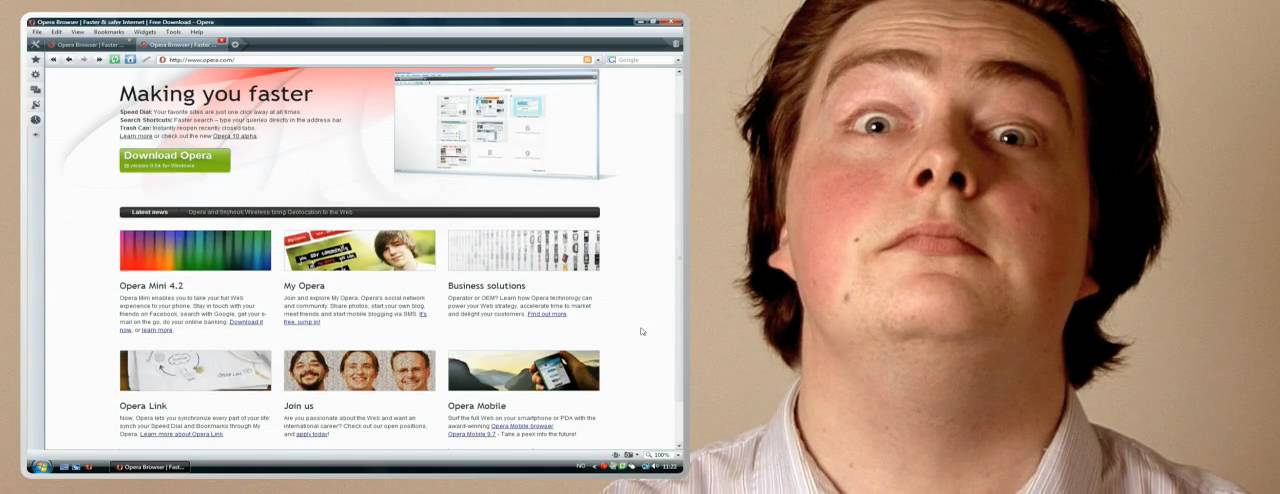 Opera Face Gestures