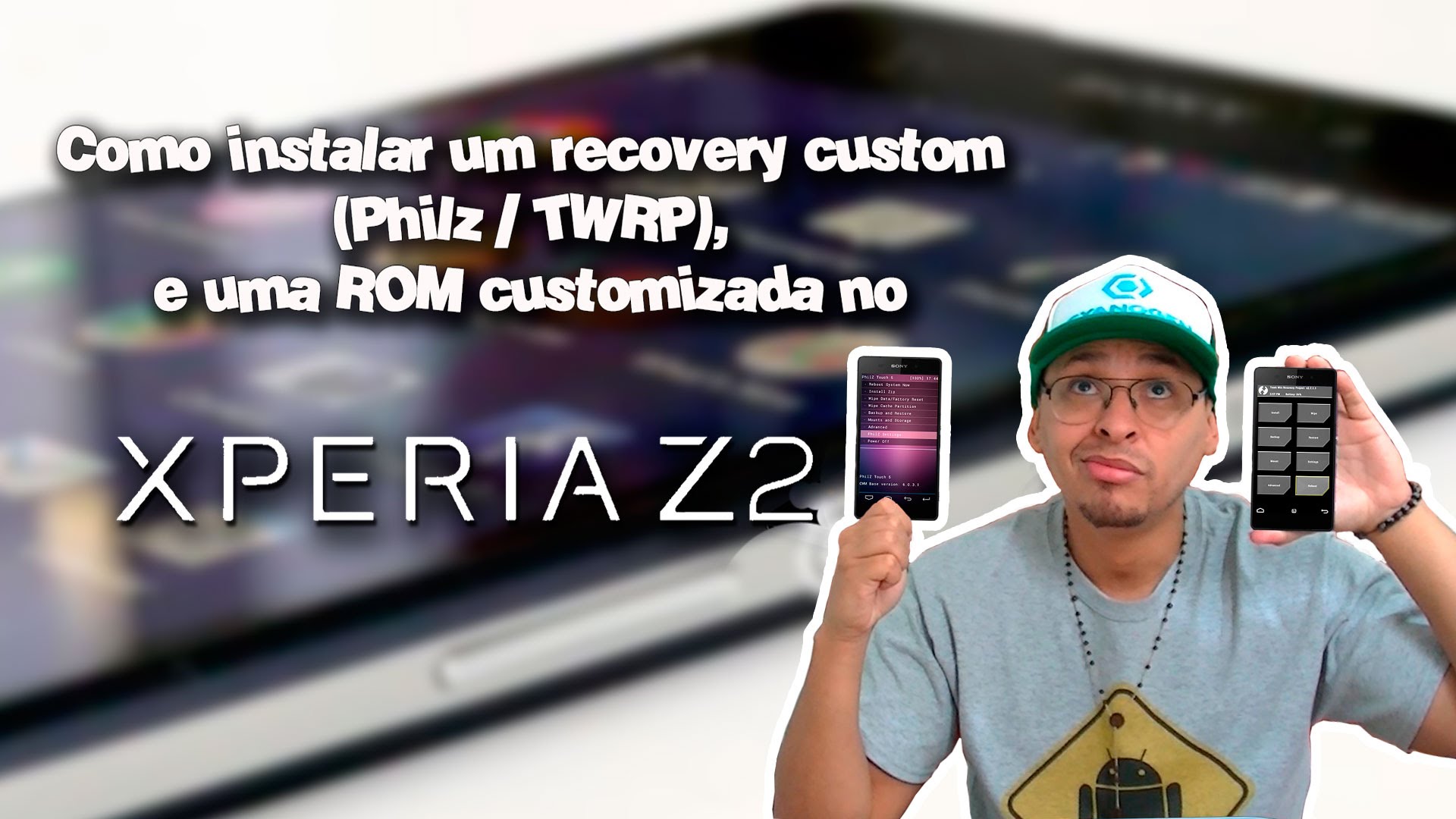 Como instalar um recovery custom e uma rom customizada no Xperia Z2. (TWRP / Philz)