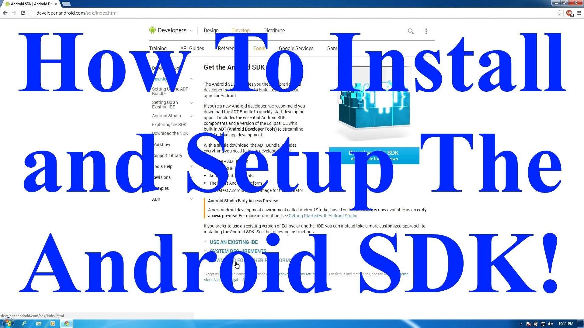 How To Install And Setup The Android Sdk Adb Fastboot And Etc
