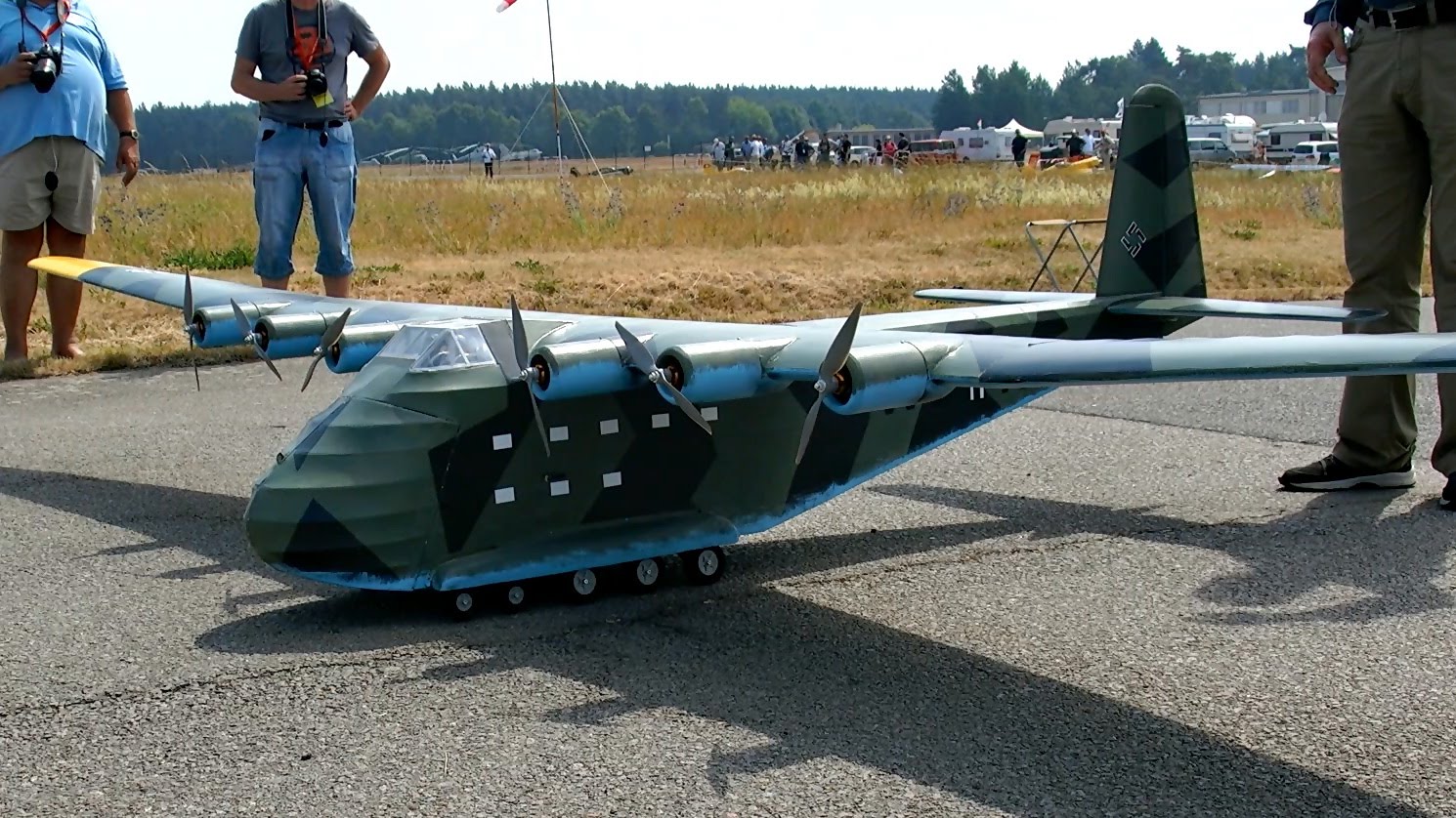 ME 321/ 323 GIGANT RC SCALE MODEL AIRLINER WARBIRD TRANSPORT PLANE / RC ...