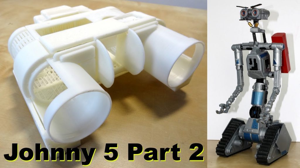 XRobots - Short Circuit Johnny 5 half scale replica prop build PART 2