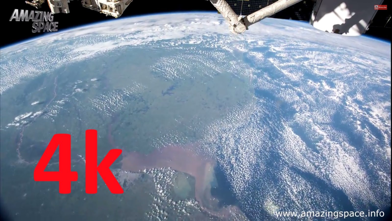 4K Time-Lapse Earth From Space - Land and Sea as seen from the ...