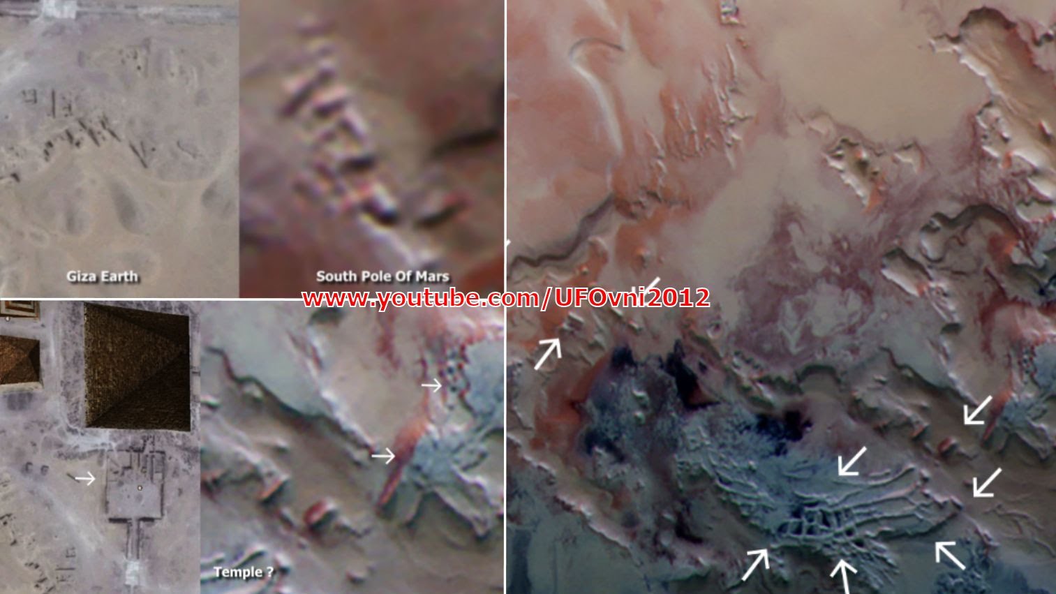 Ancient Aliens On Mars: Alien Temple and Structure On South Pole