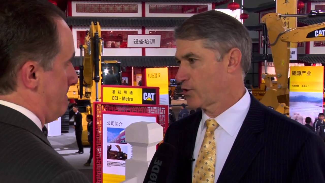 bauma China - Ed Rapp Interview on Caterpillar's Commitment to China