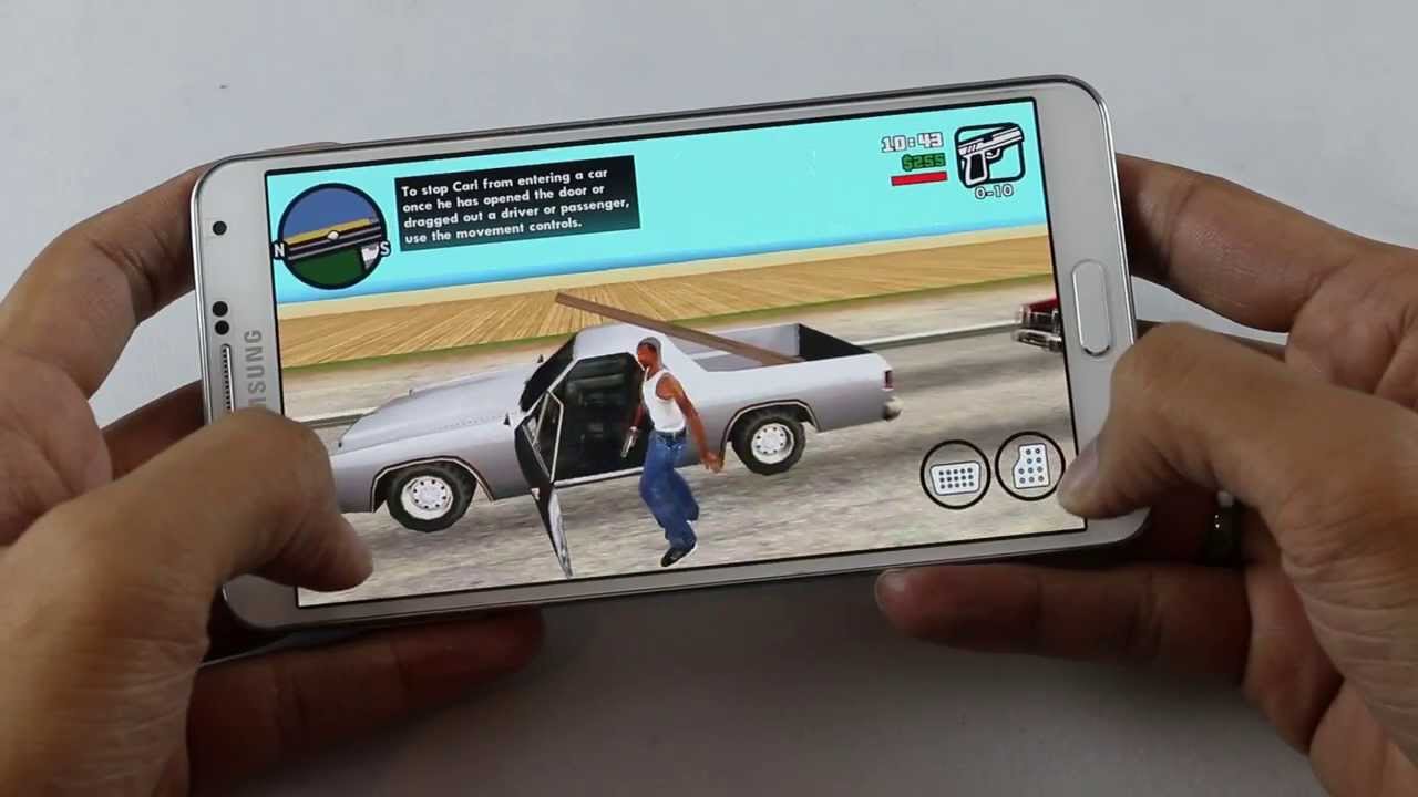 GTA San Andreas Gameplay on Android (Galaxy Note 3)