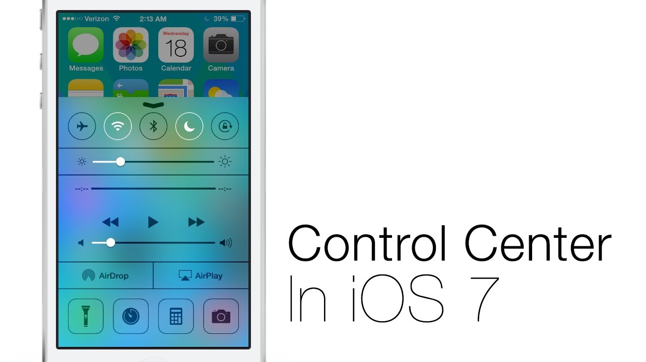 iOS 7 New Features: How To Customize Control Center Settings