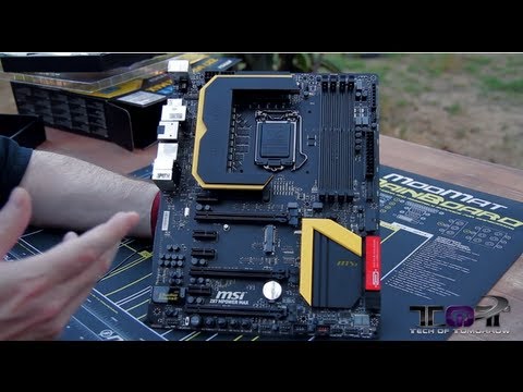 MSI MPOWER MAX Z87 Motherboard Unboxing & Overview!
