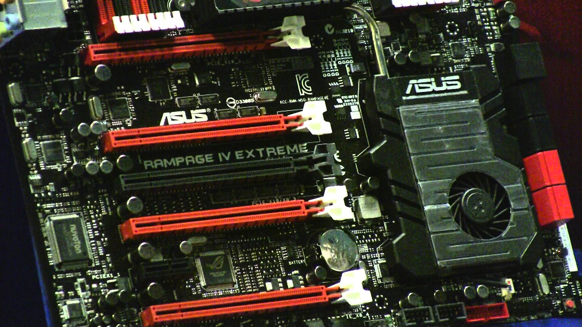 ROG Rampage IV Extreme Motherboard Hands-on Review