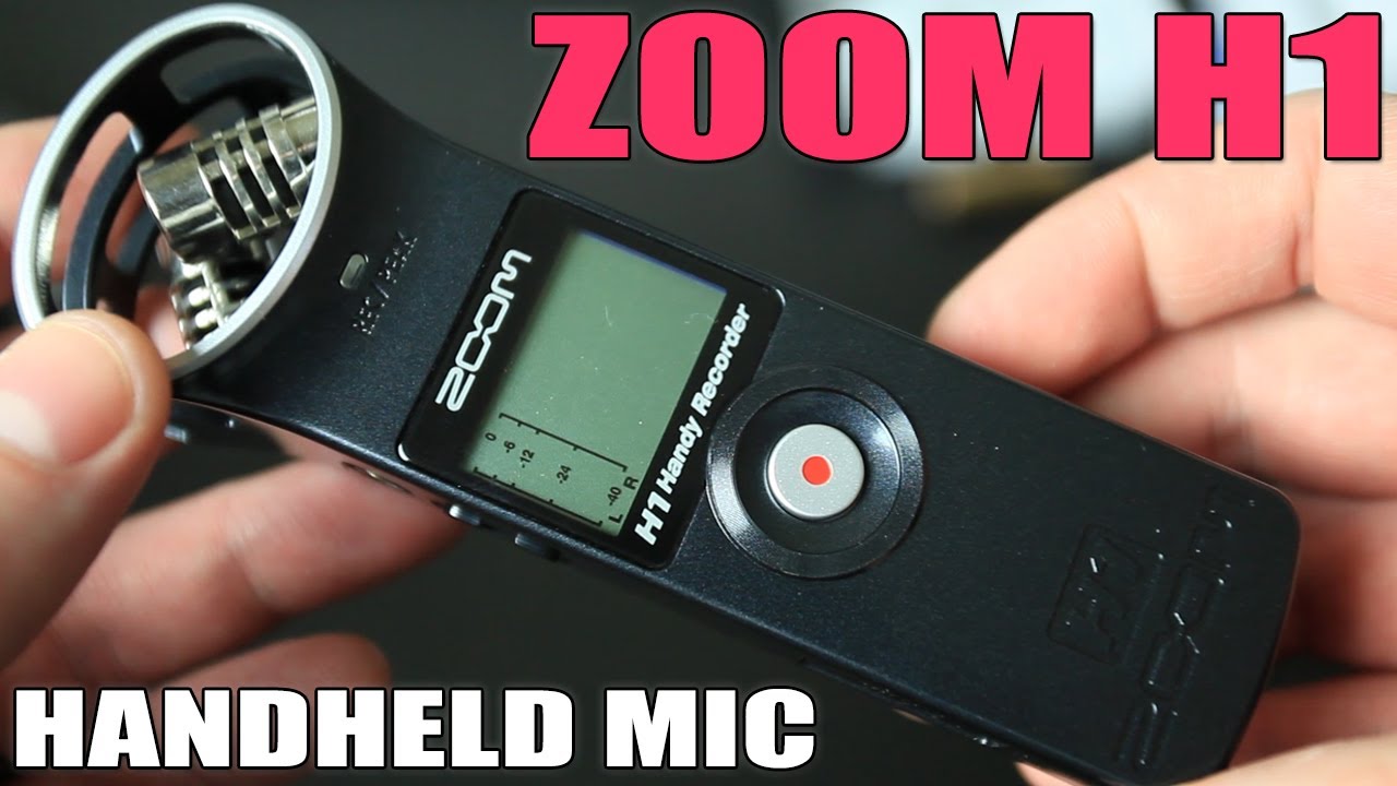 Zoom H1 Handheld Microphone & Recorder Unboxing