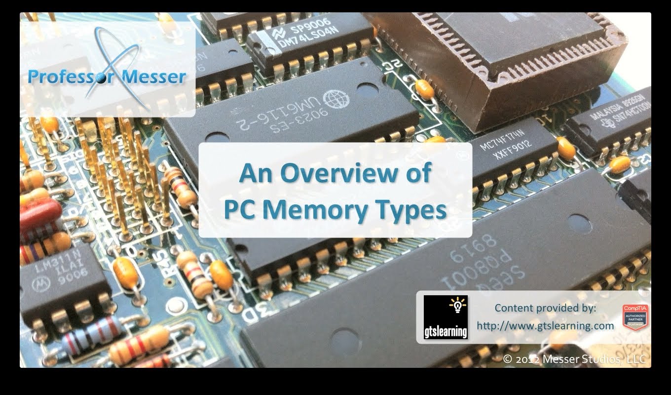 An Overview of PC Memory Types - CompTIA A+ 220-801: 1.3