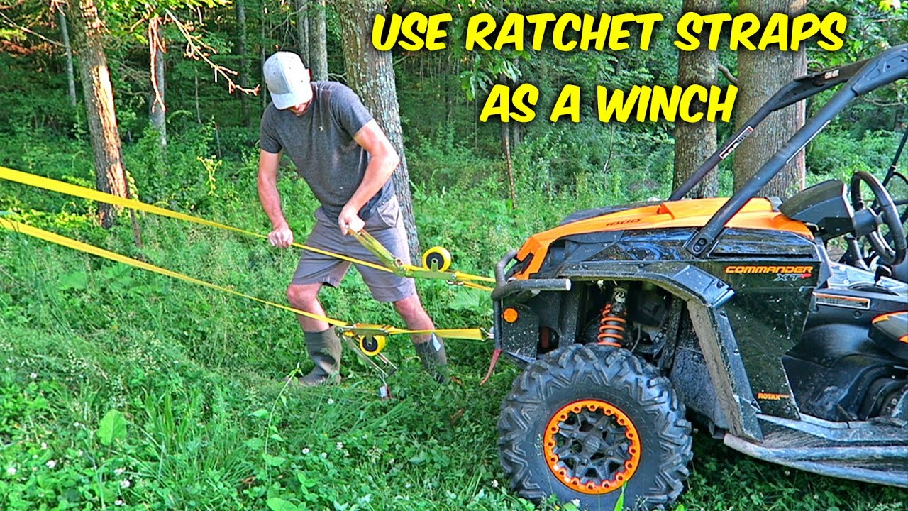 How to Use Ratchet Straps as a Winch?