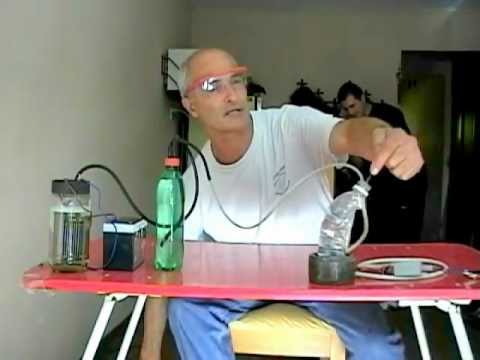 Principio de un motor de HHO experimental casero.-Principle of a ...