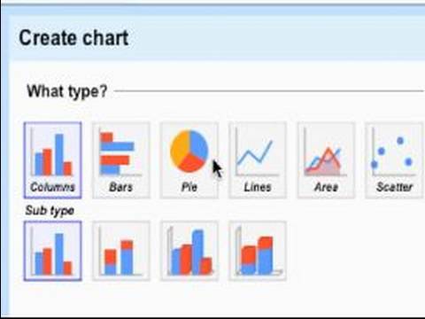 How to Use Google Documents : How to Make a Chart in Google Documents