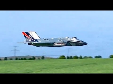 RC Mini Lockheed Martin F-35 Lightning II EDF Jet Flight Demonstration ...