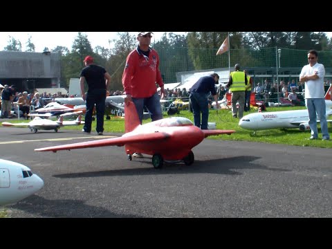 X-Treme fast RED Messerschmitt ME-163 Komet turbine Model Jet with ...