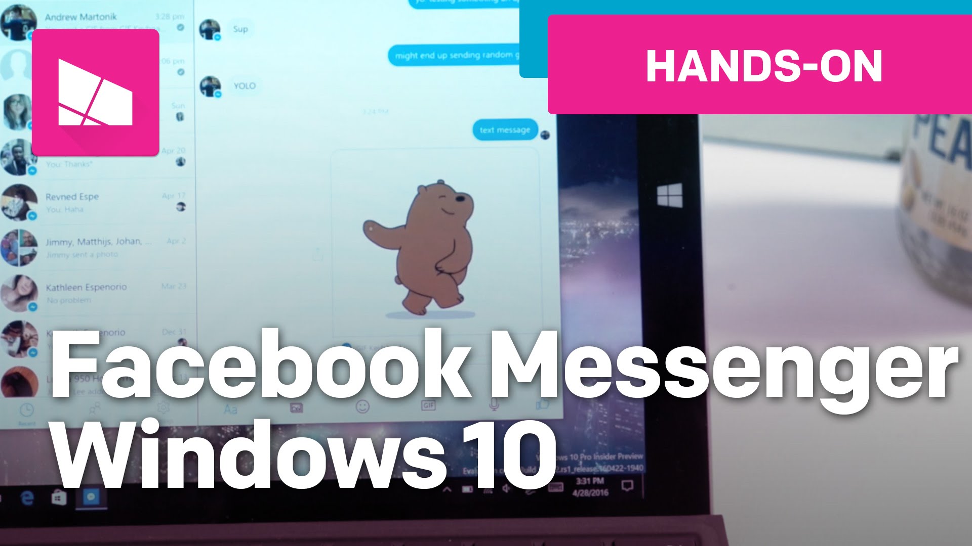 Facebook Messenger on Windows 10