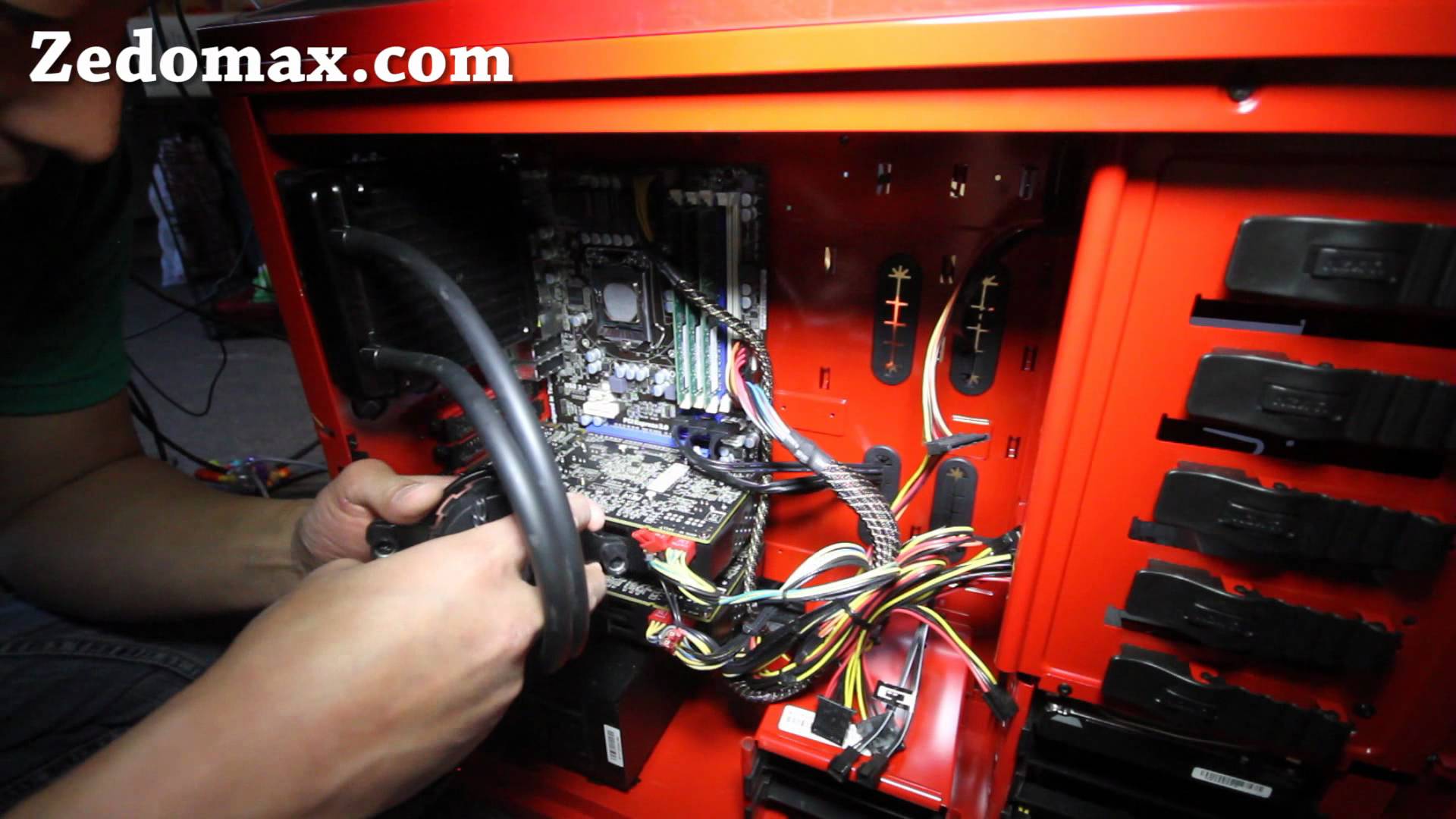 How to Install CPU Liquid Cooling System!