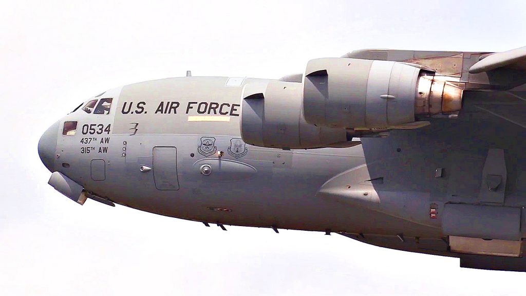 Massive C-17 Globemaster III Jets Spectacular Takeoff